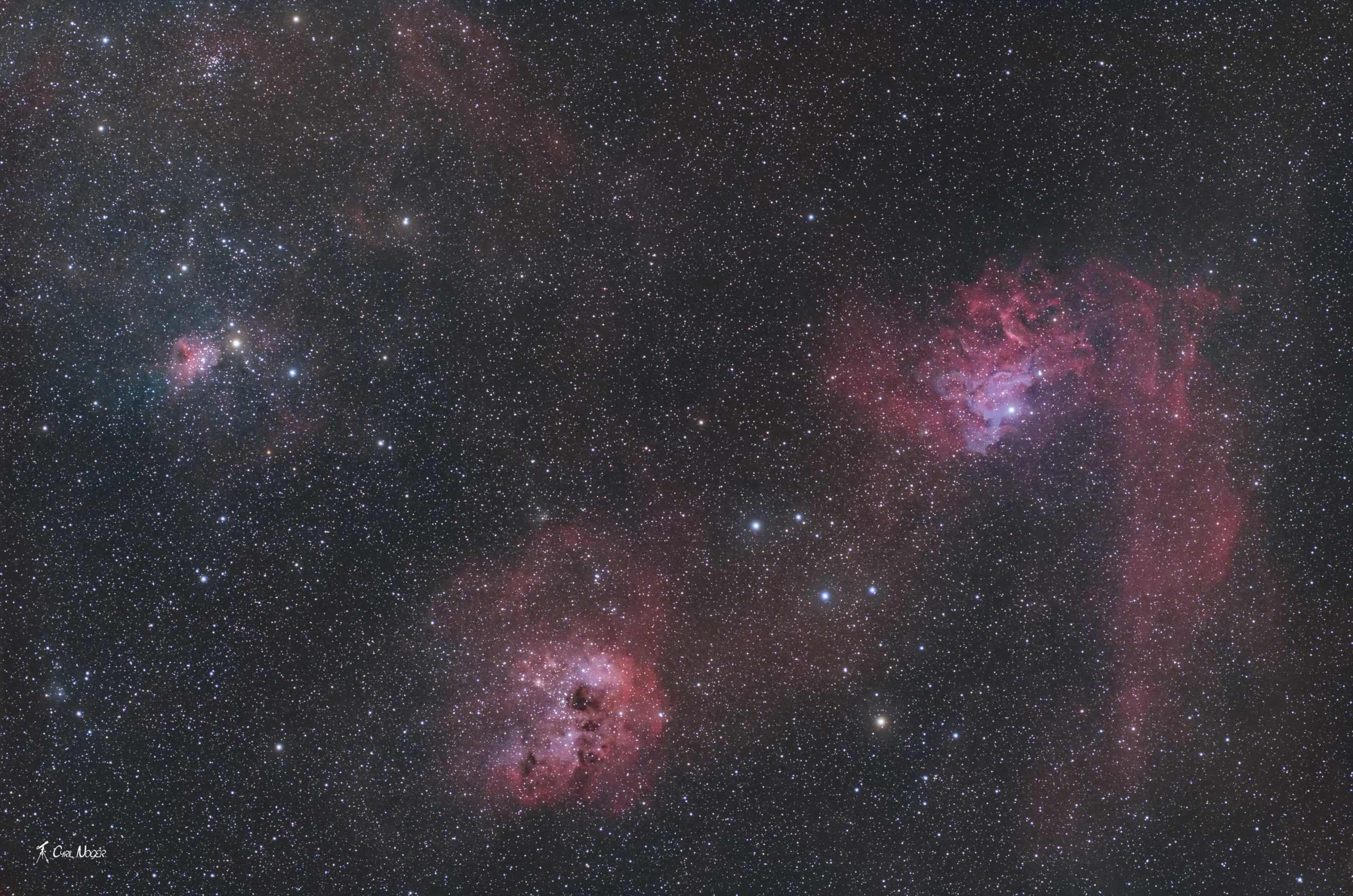 Nébuleuse de l’Etoile Flamboyante (IC405) et ses voisines | Club d'Astronomie de Breuillet